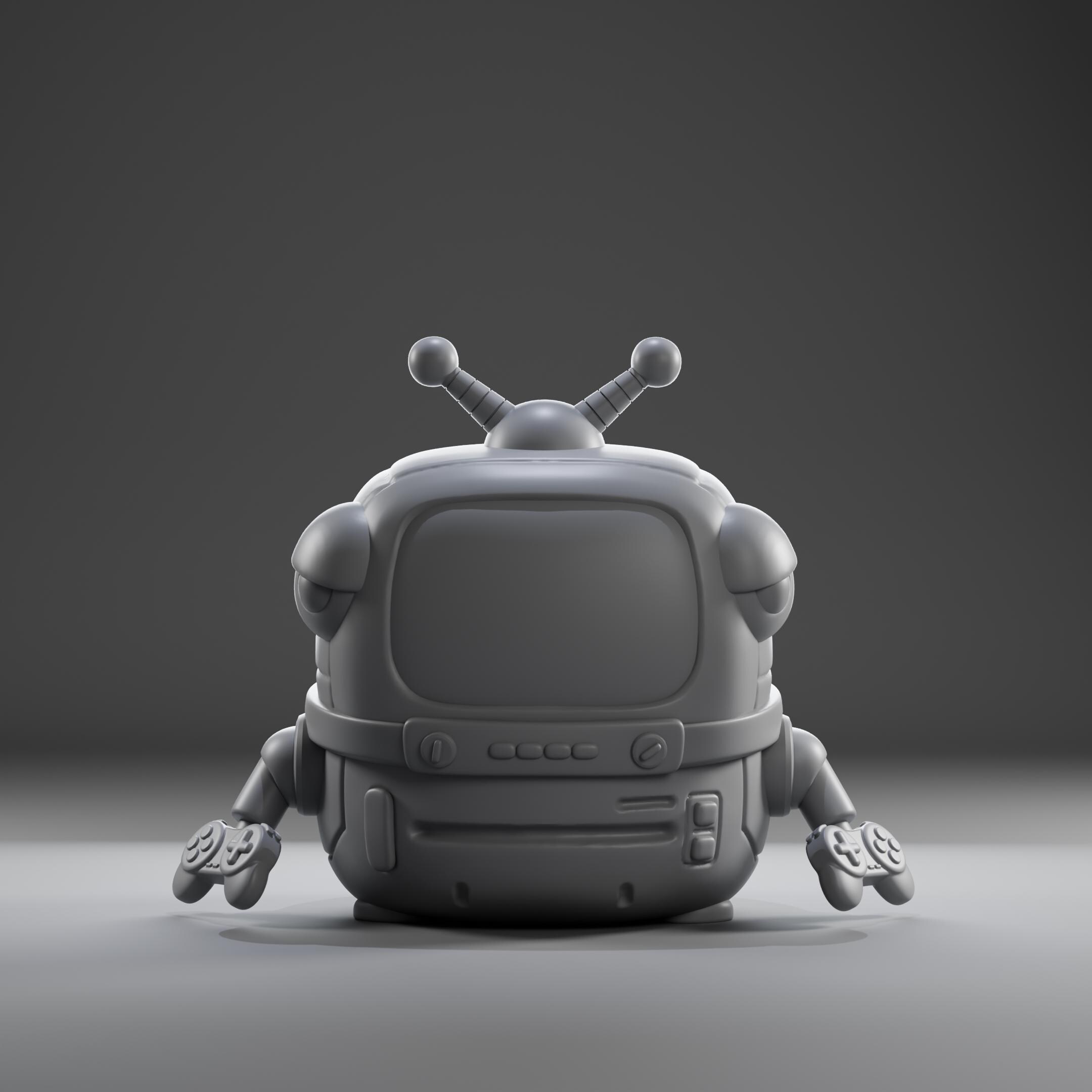 Electrii - Console/tv Inspired | Grumpii | Chonki Boi Mini | Art Toy ...