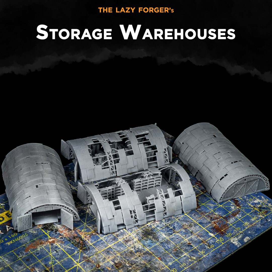 Storage Warehouses - Set of 4 - Battlefields of Tomorrow - 6mm - 10mm ...