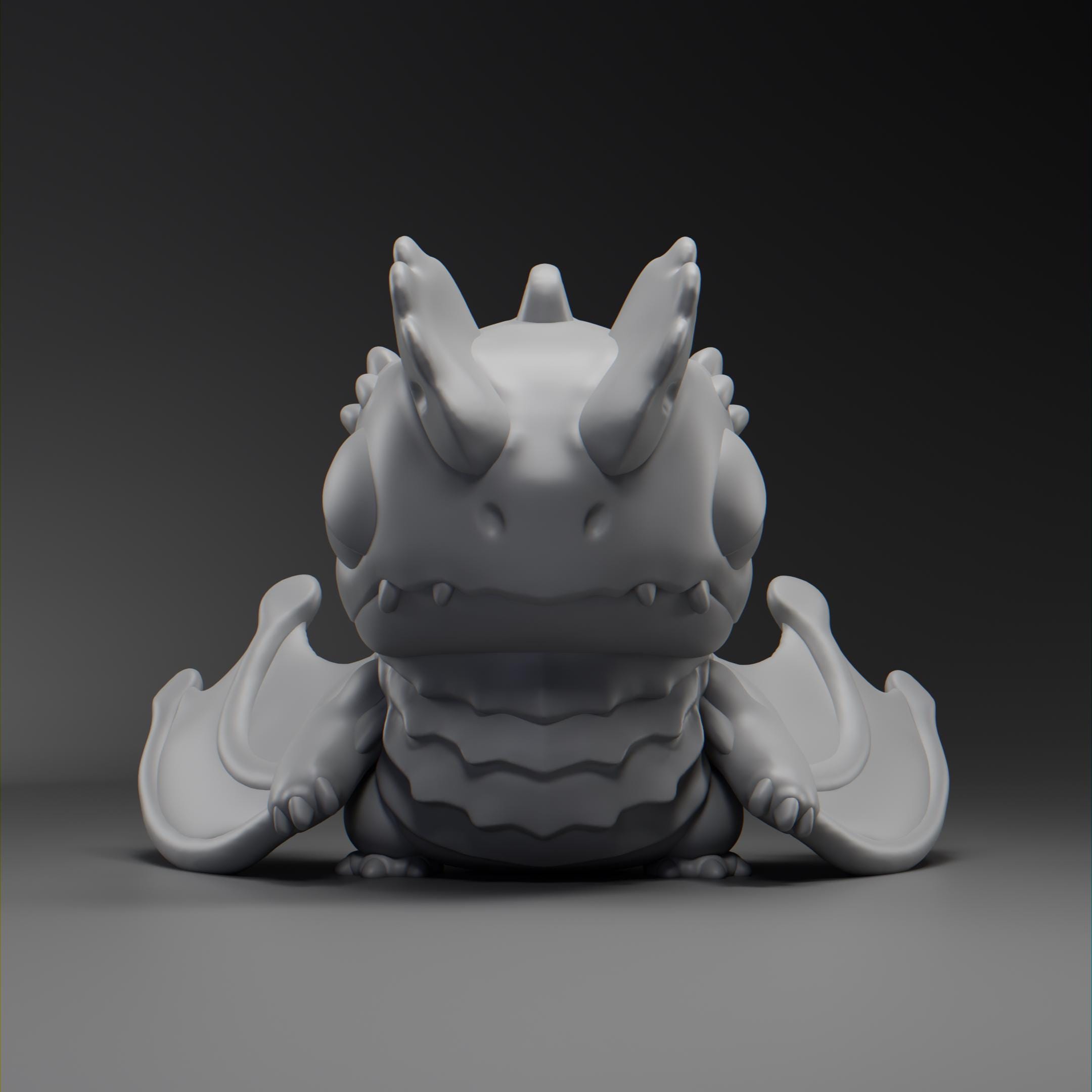 Wyverii - Flytrap Wyvern | Grumpii | Chonki Boi Mini | Art Toy | Chibi ...