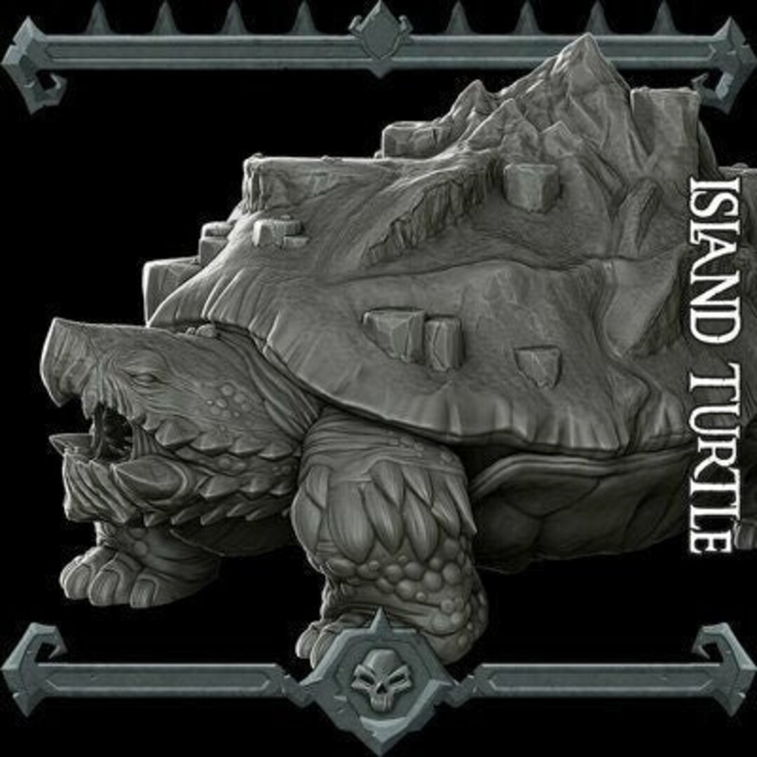 Island Turtle - Gargantuan Rocket Pig Games (, Dungeons and Dragons ...