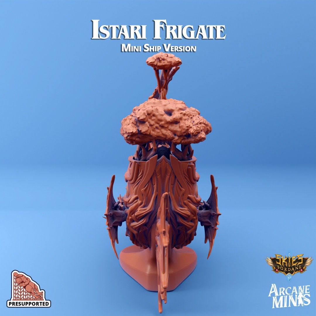 Ishtari Fridgate - Elven Airship - Mini Verison | Arcane Minis -skies ...