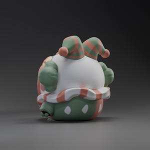 Jokii - Jester Spirit | Grumpii | Chonki Boi Mini | Art Toy | Chibi - Etsy