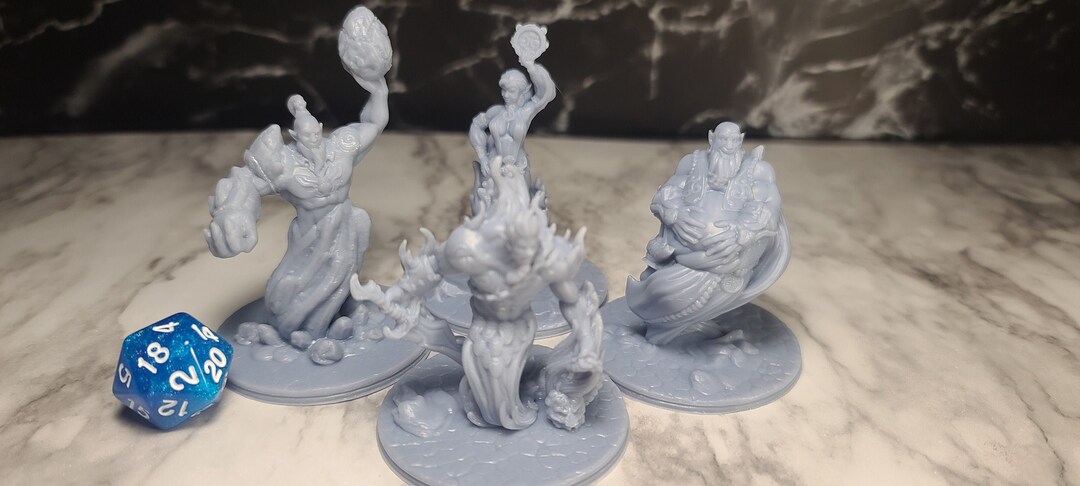 Elemental Djinn Resin-air | Water - Etsy