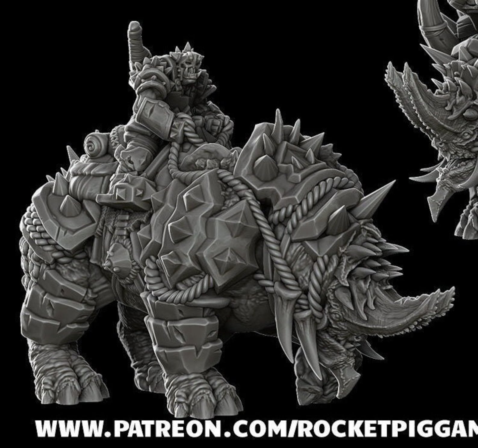 War Rhino Siege Rhino - Etsy