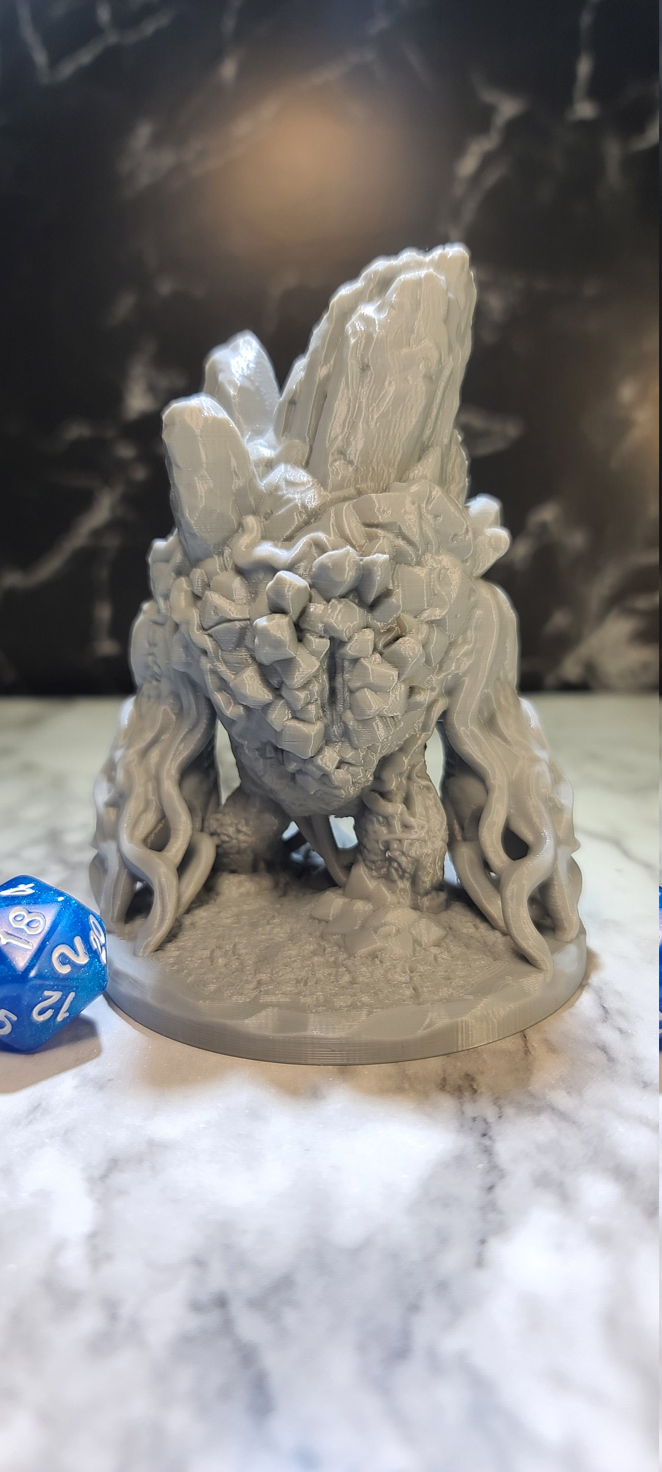 Earth Elemental DnD Dungeons and Dragons Pathfinder Dark | Etsy