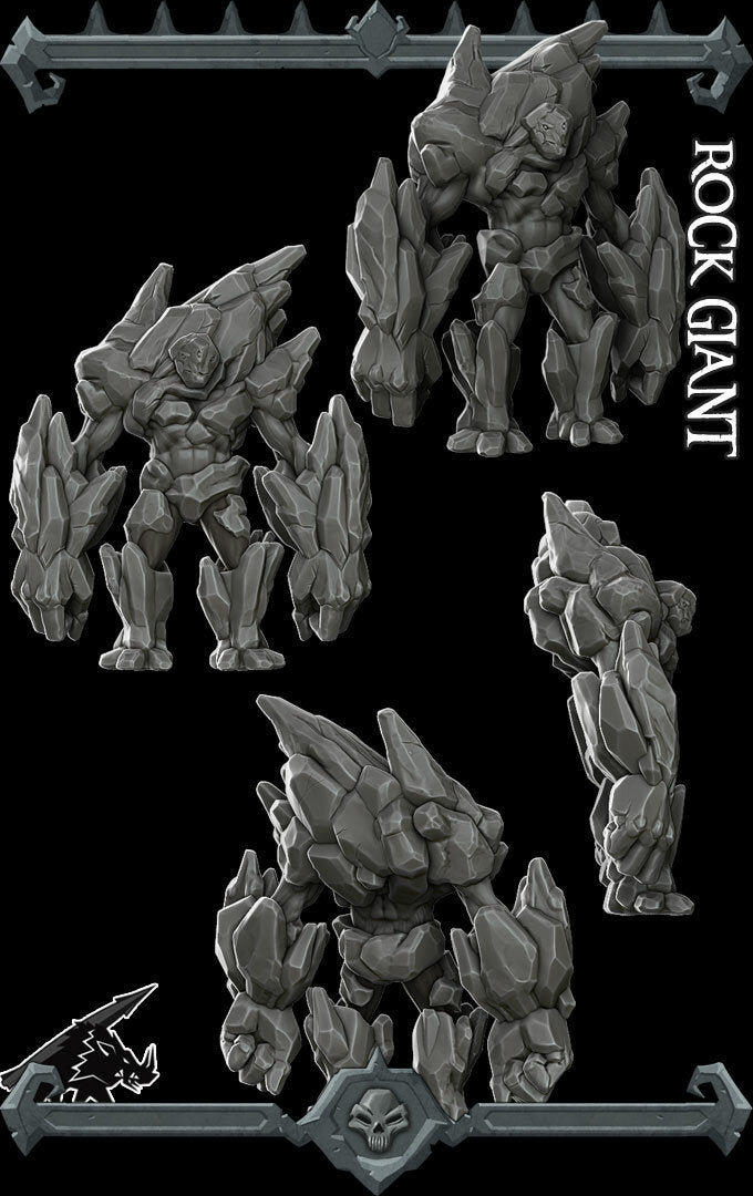 Rock Giant / Rock Golem (, 5E, Dungeons and Dragons, Pathfinder ...
