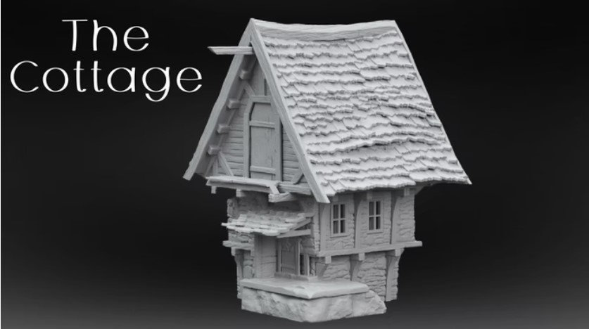 Cottage House Miniature - Etsy