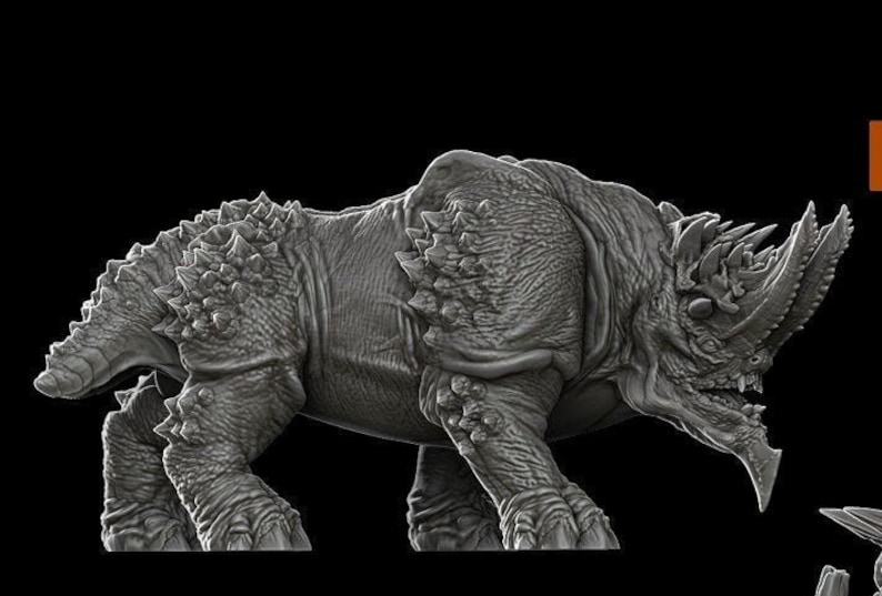 War Rhino Siege Rhino | Etsy