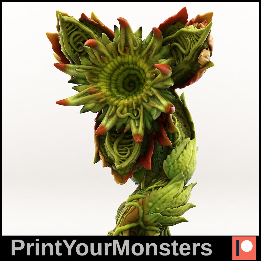 Big Plant | 2 Versions | Print Your Monsters - Etsy