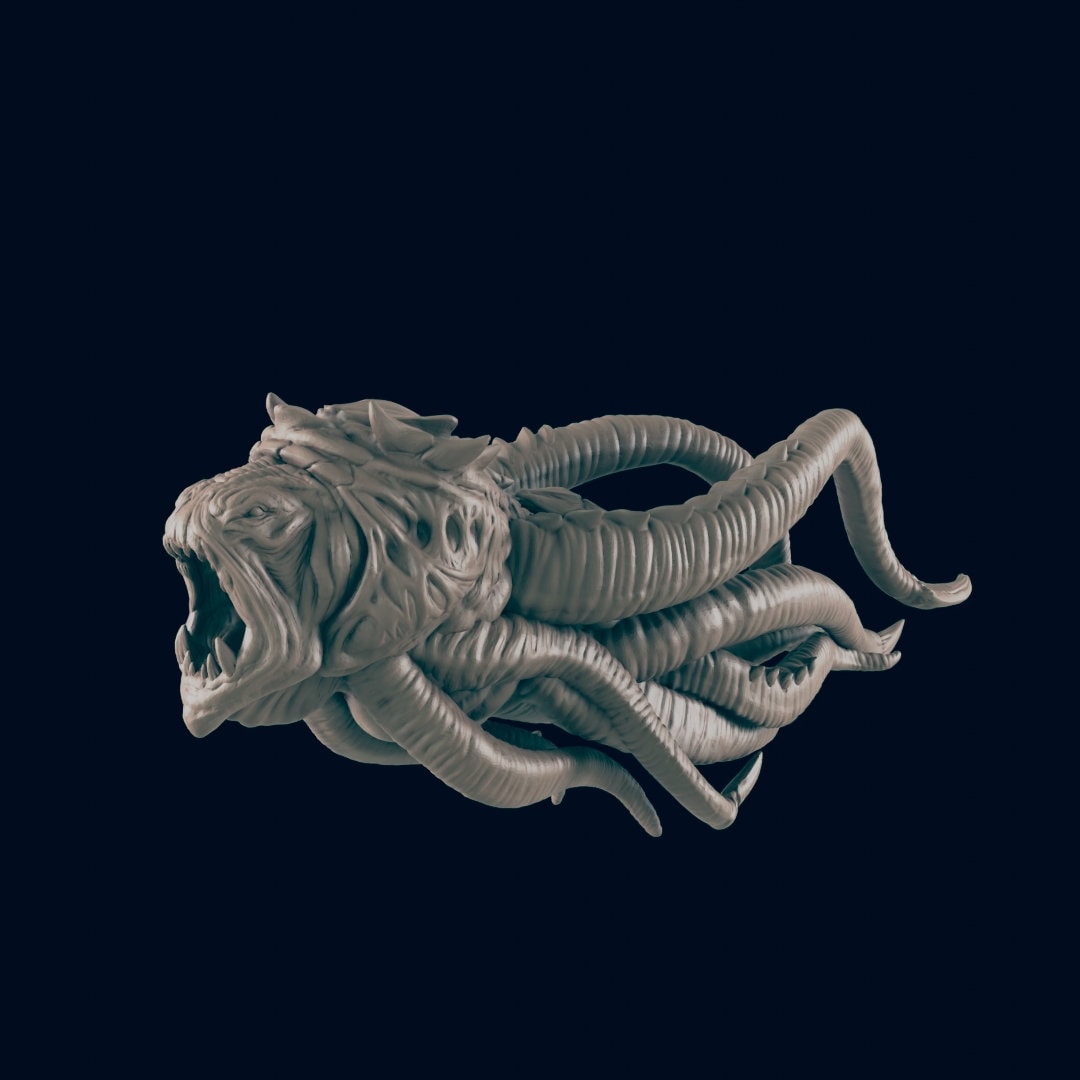 Cosmic Kraken Creatures Astra Nebula EC3D Fleet Scale - Etsy