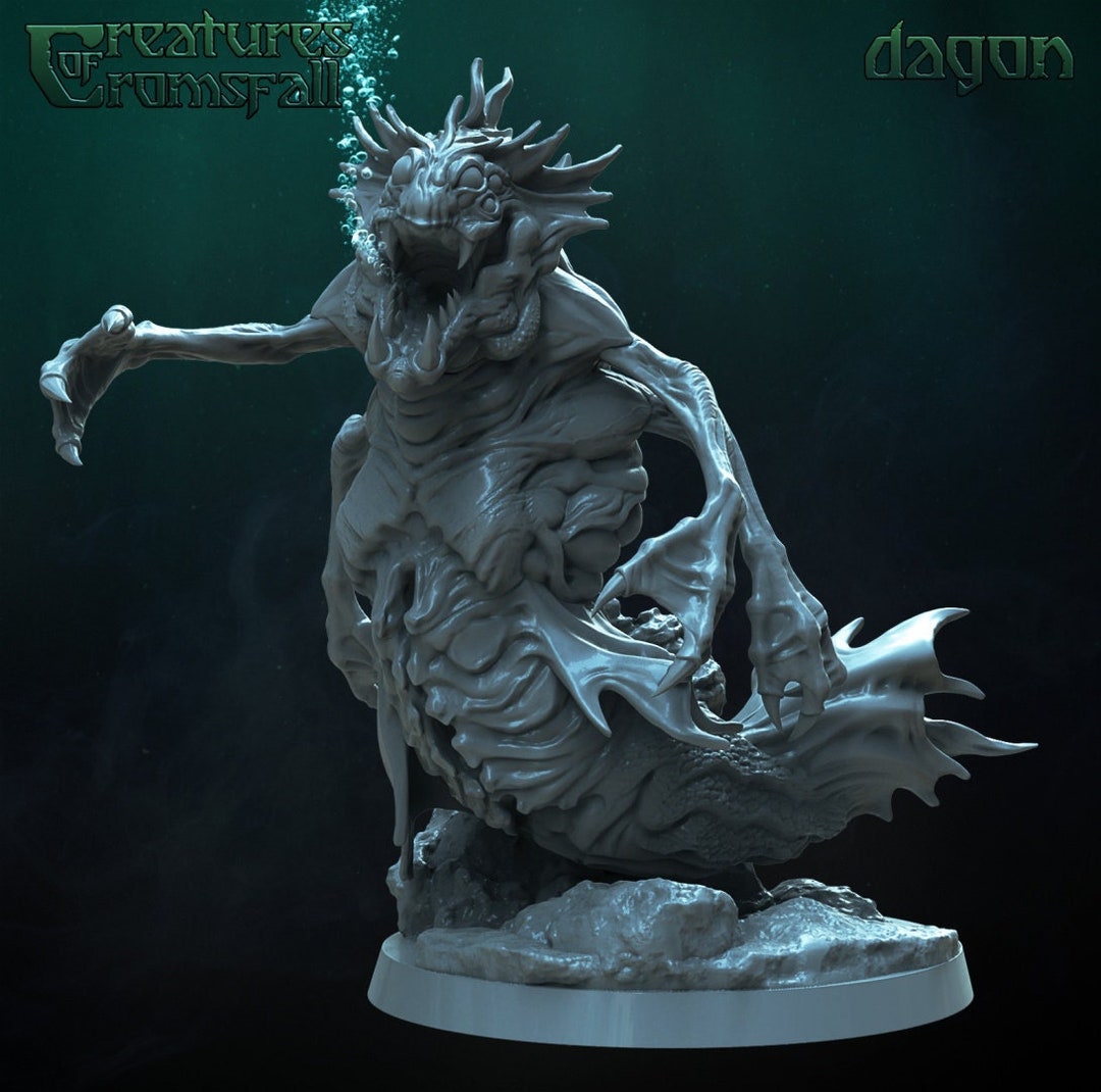 Dagon | 2 Sizes - Etsy