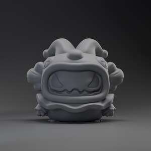 Jokii - Jester Spirit | Grumpii | Chonki Boi Mini | Art Toy | Chibi - Etsy