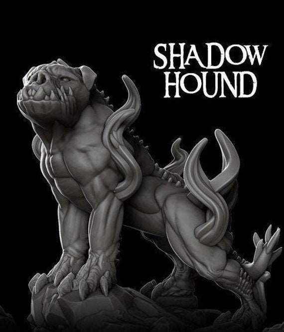 Role Playing Miniatures Pathfinder Dungeons and dragons Miniature Model 40k Cthulhu Shadow Hound ...