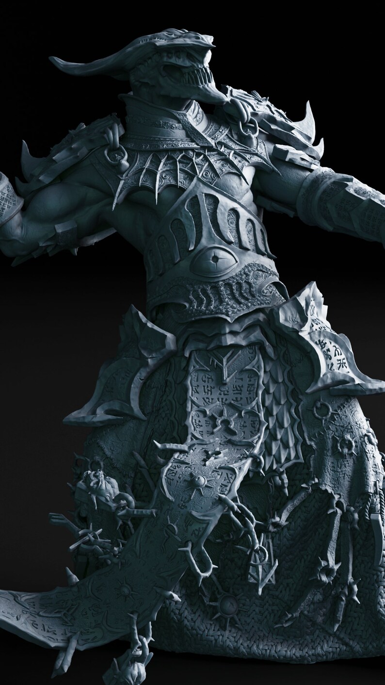 Abaddon - 1/12 Scale Model - Destroyer Demon - Atlas 3ds - Etsy