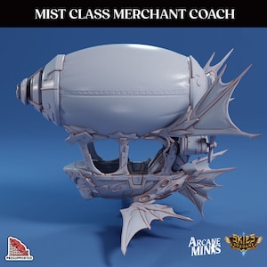 Mist Class Merchant Coach - Mini Verison | Arcane Minis - Skies of ...