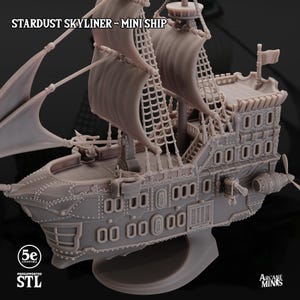Stardust Skyliner - Mini Verison | Arcane Minis -skies of Sordane ...