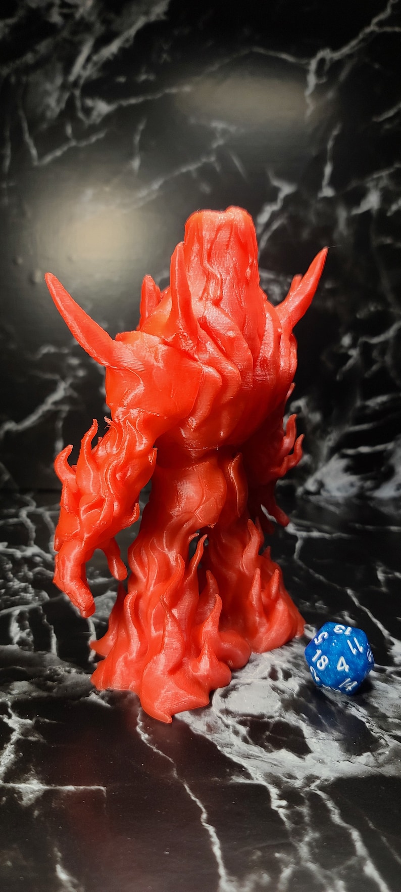 Fire Demon / Elemental Dungeons and Dragons Pathfinder | Etsy