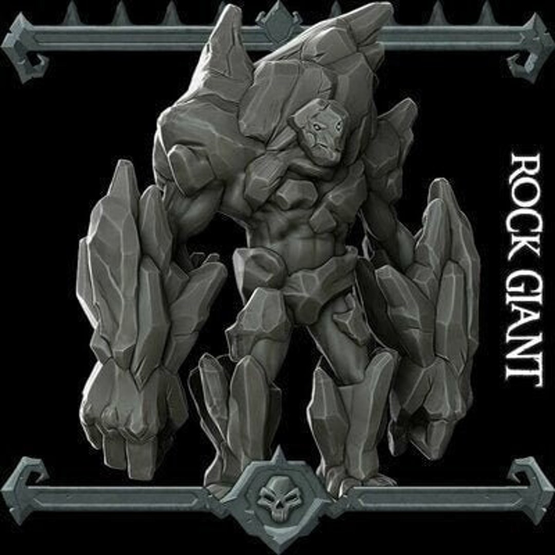 Rock Giant / Rock Golem (, 5E, Dungeons and Dragons, Pathfinder ...