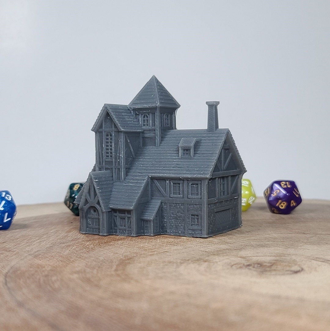 Medieval Town House | Pathfinder, Frostgrave, Mordheim, Forgotten ...