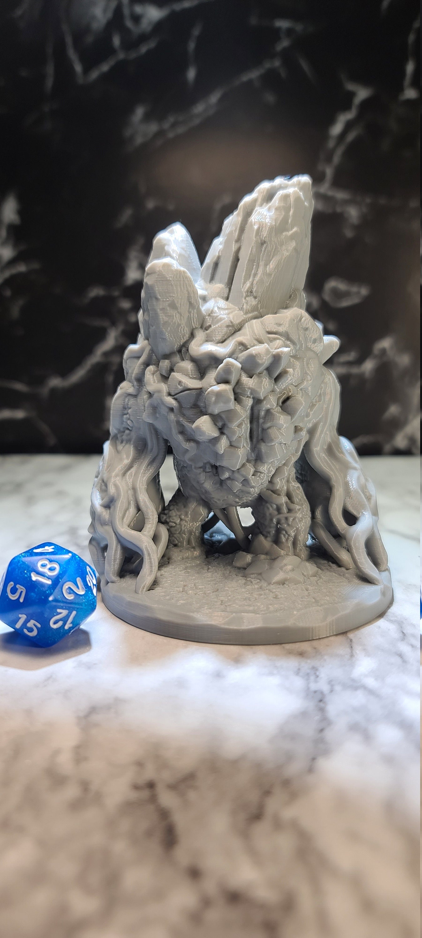 Earth Elemental DnD Dungeons and Dragons Pathfinder Dark | Etsy