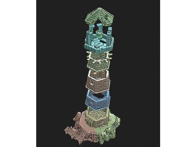 Abandoned Lighthouse EC3D Dnd 5E Dungeons and Dragons - Etsy