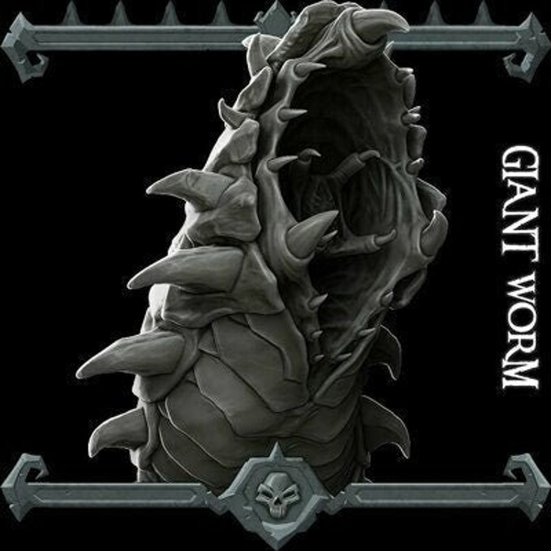 Giant Worm / Purple Worm / Shai Hulud - 5E, Dungeons and Dragons ...