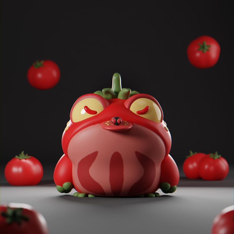Tomatoad - A Tomato Bitten by a Toad | Grumpii | Chonki Boi Mini | Art ...