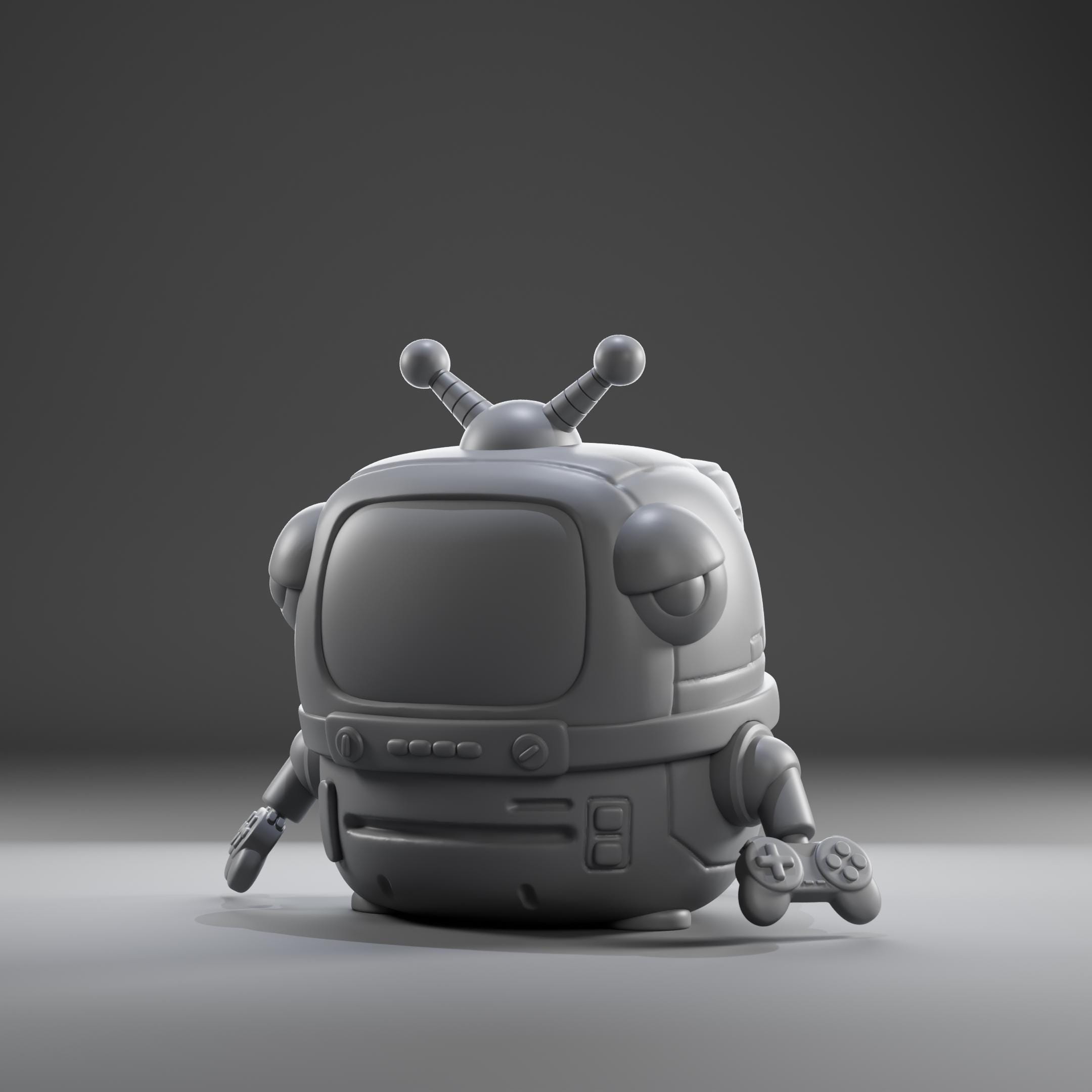 Electrii - Console/tv Inspired | Grumpii | Chonki Boi Mini | Art Toy ...