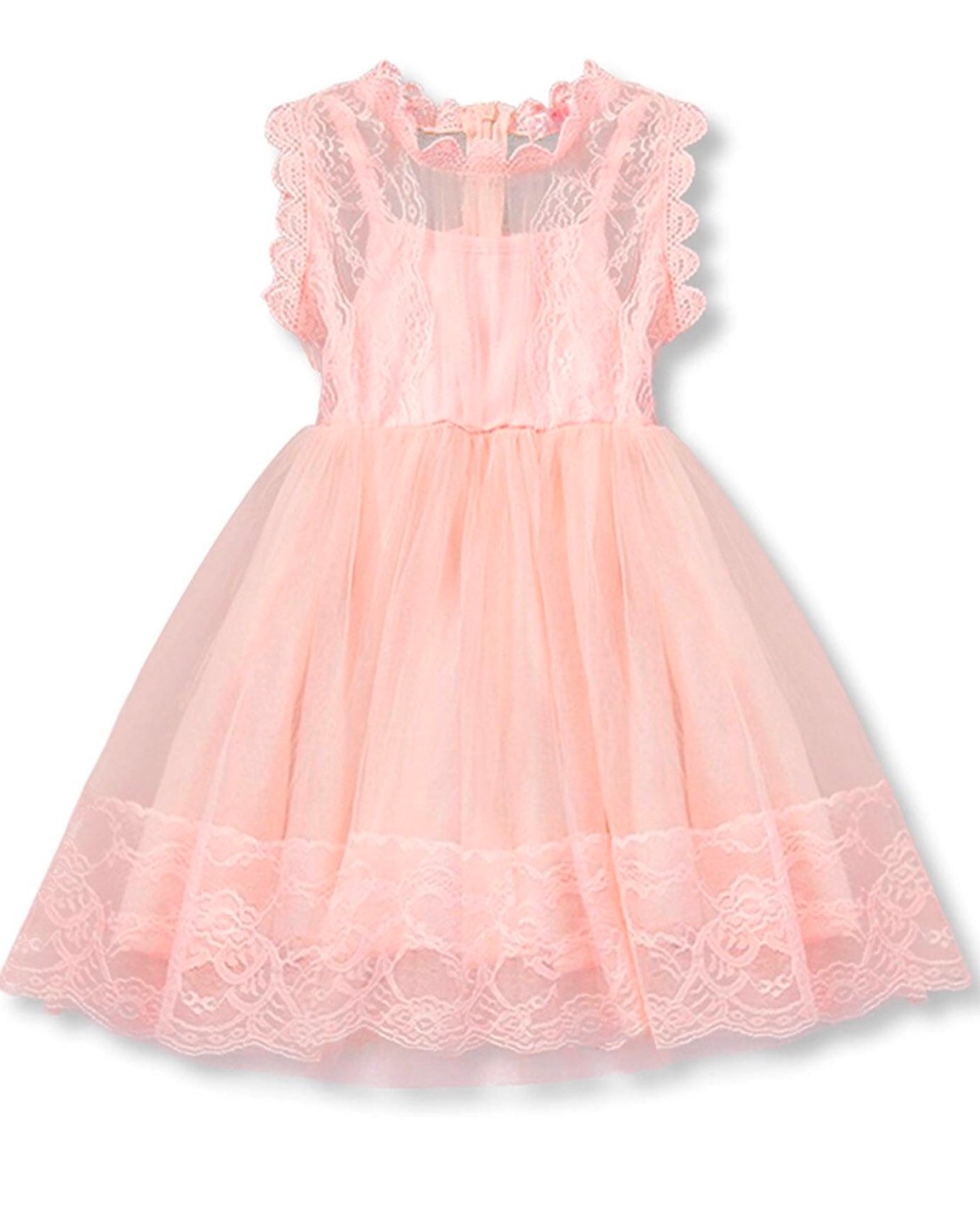 Vestido rosa para niñas, ropa de niñas, vestidos de niñas, vestido rosa ...
