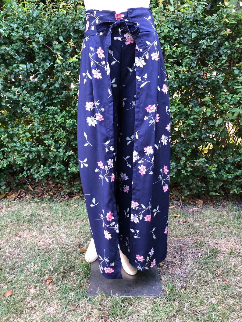 Vintage Wrap Around Pants,wrap Pants, Palazzo Pants, Fashion Designer ...