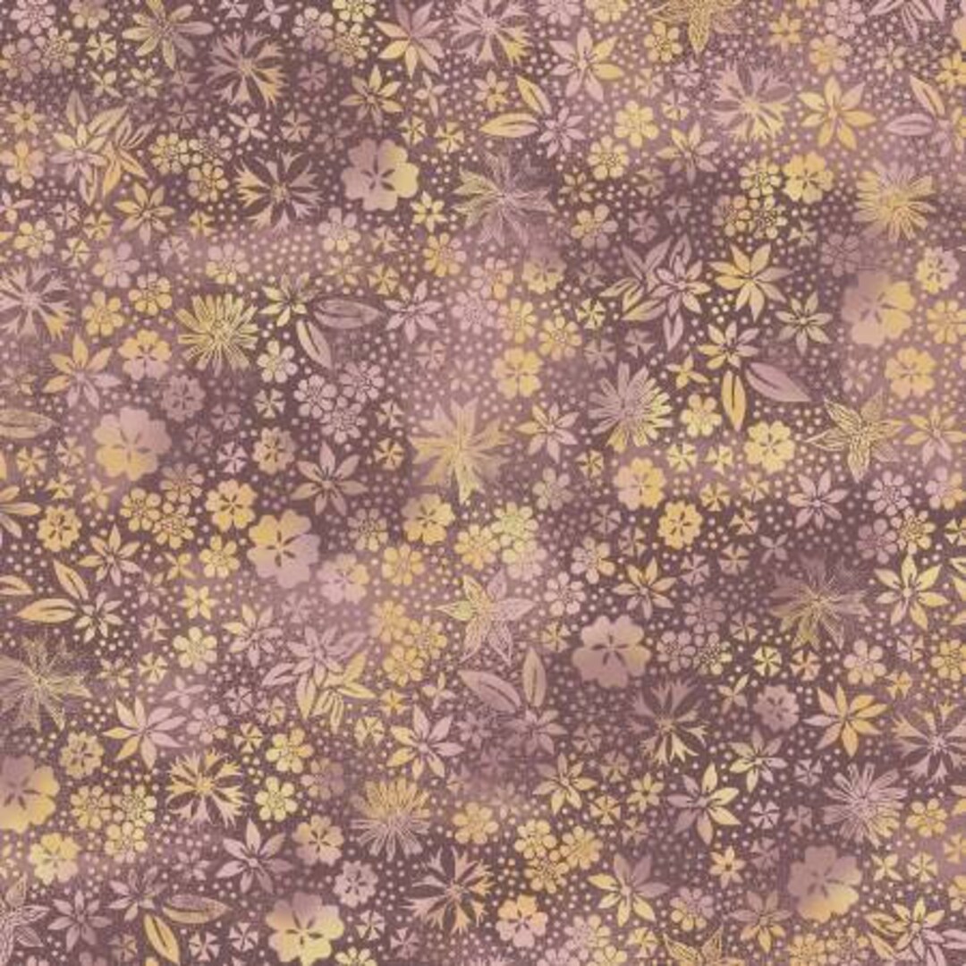 Forest Chatter Fabric Maroon Flowers D10296M-M From Maywood Studios ...