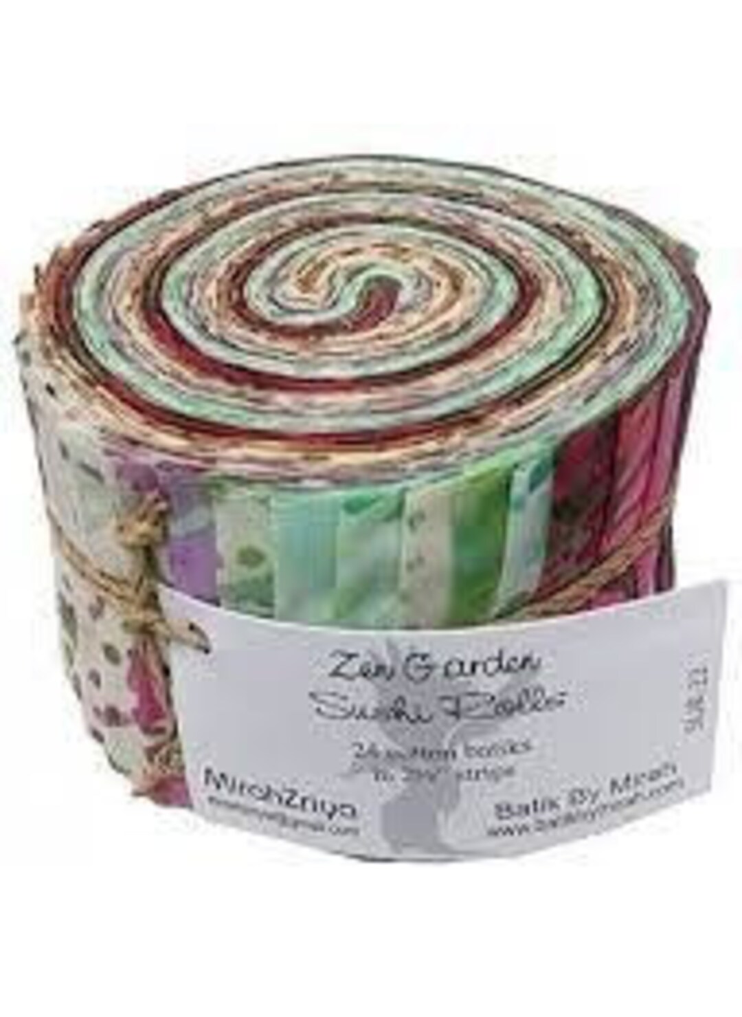 Batik Jelly Roll 24 Pieces 2 1/2 Wide Zen Garden Sushi Rolls - Etsy