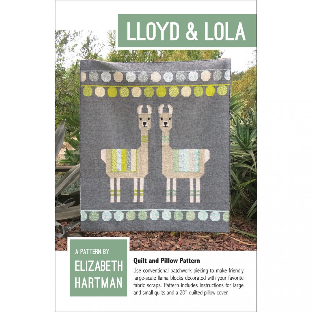 Lloyd and Lola Quilt and Pillow Pattern - Etsy