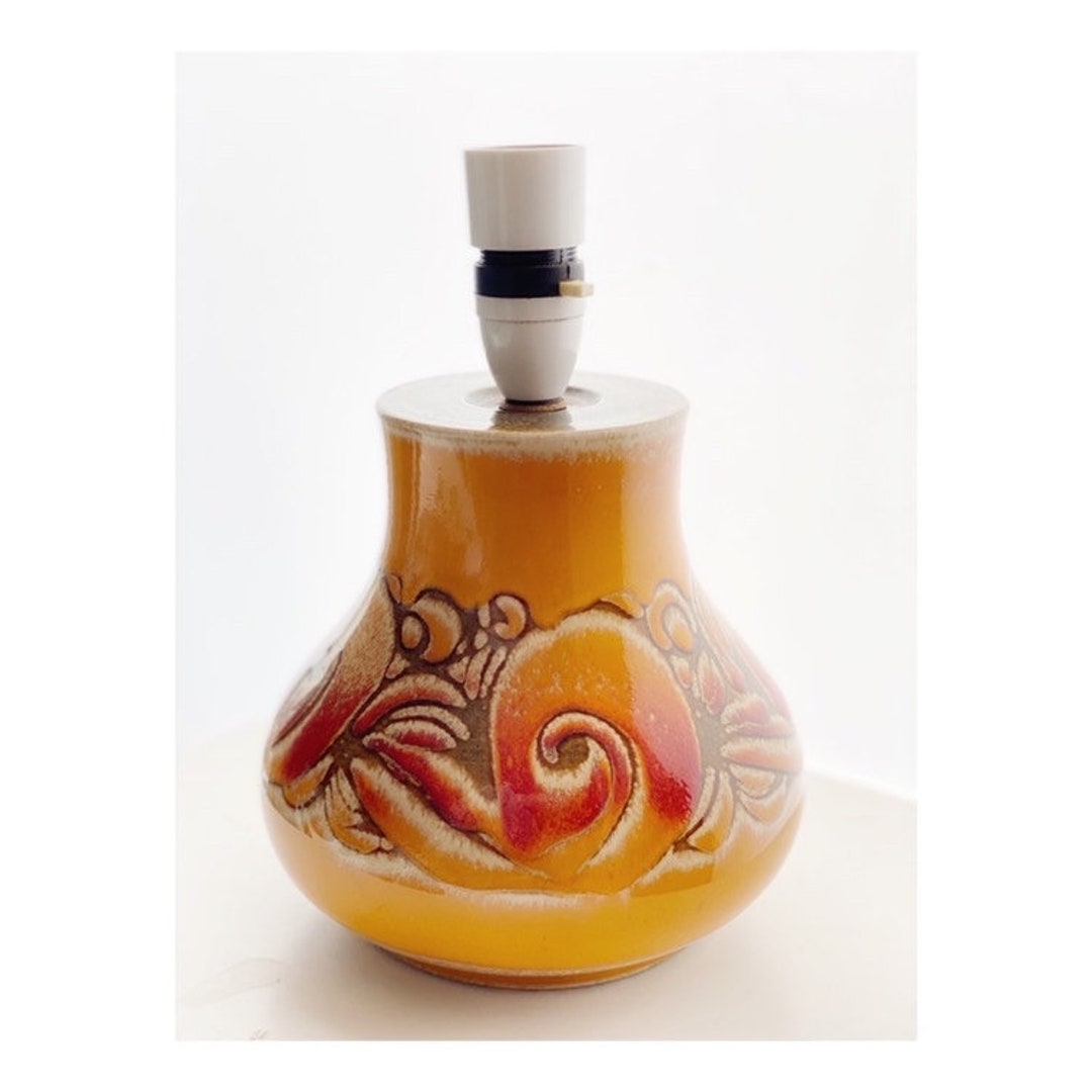 Poole Pottery Ceramics Studio Lamp With Delphis-style Decoration on ...