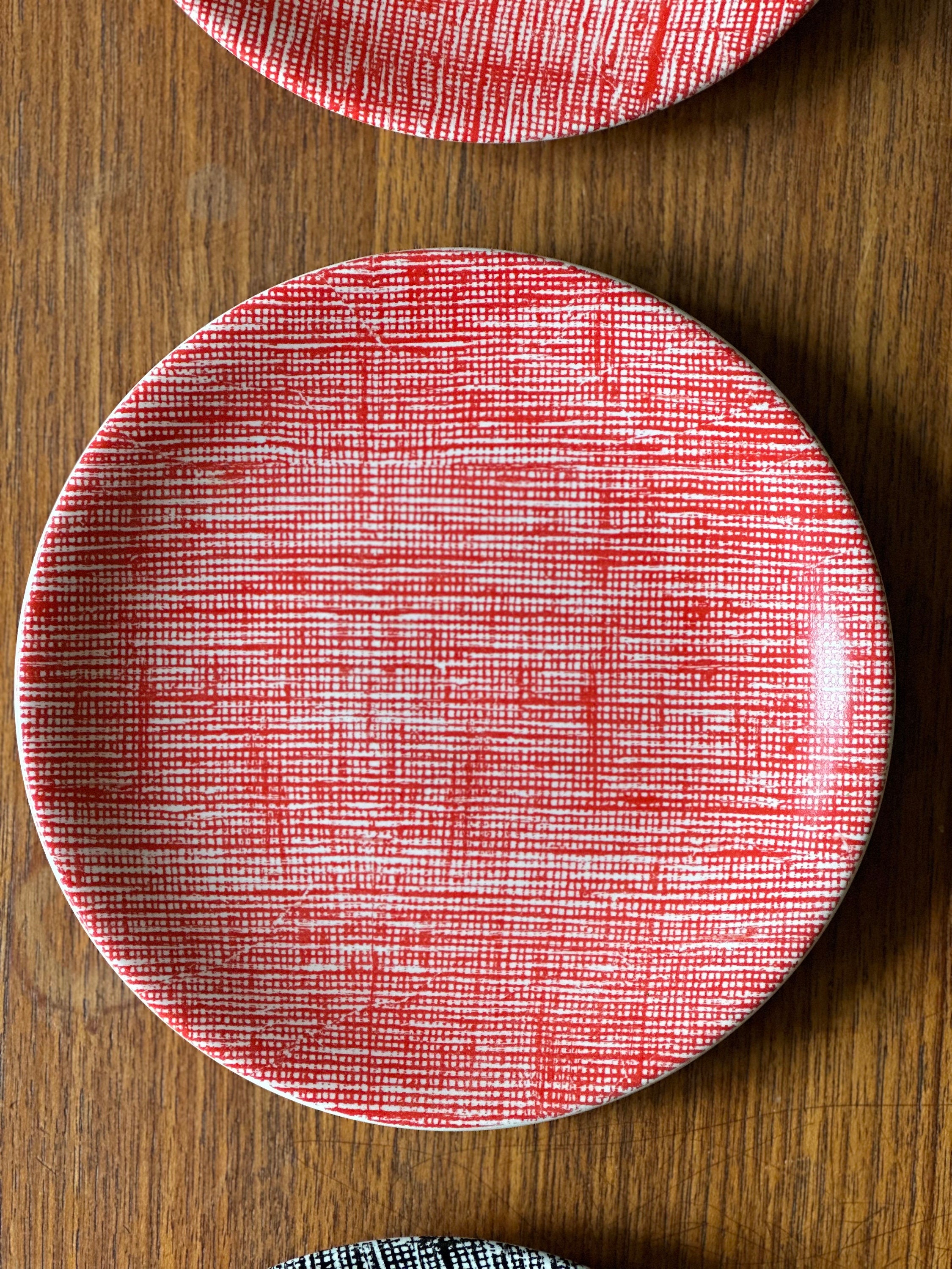 1950s Modernist Abstract Side Plates Wall Plates UK Design - Etsy