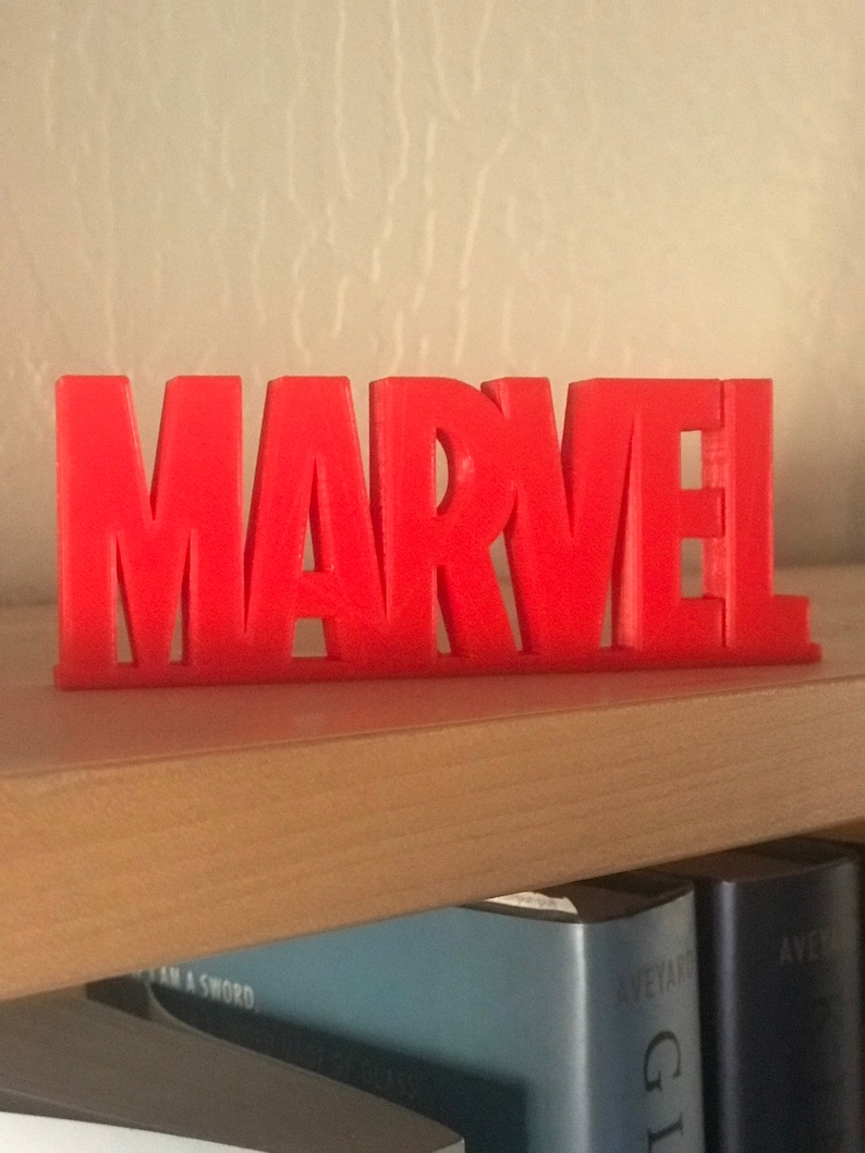3D Printed Marvel Display Stand Free Shipping-multiple Colors - Etsy