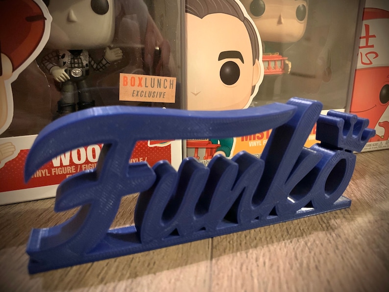 Funko Pop Display Sign Mutltiple Colors to Choose From Free | Etsy
