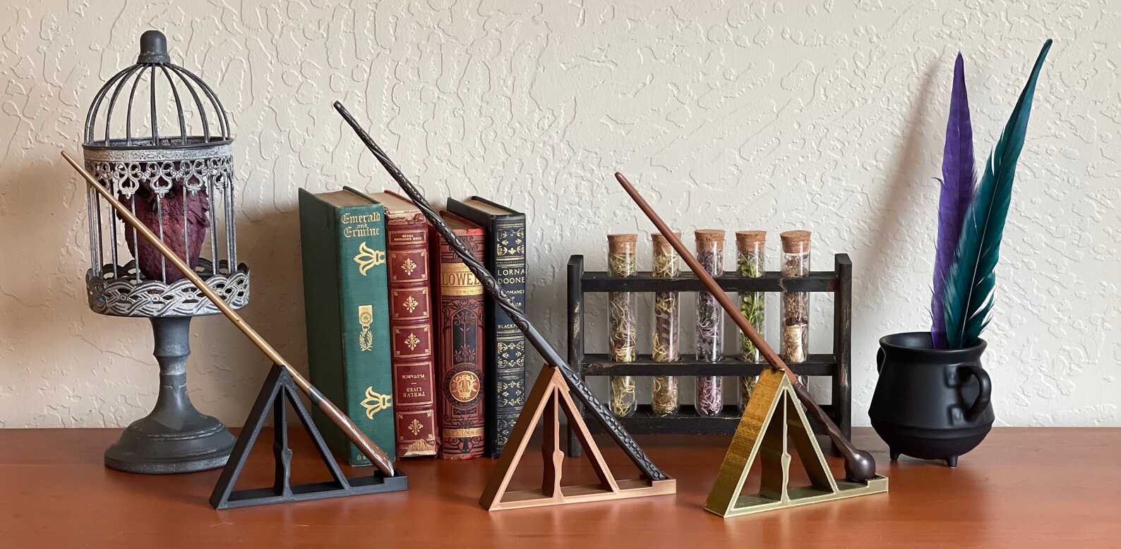 Wizard Wand Stand-new Simple Design-wand Holder-free U.S. | Etsy