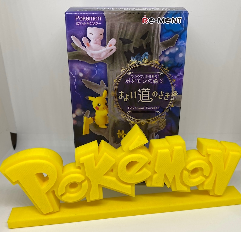 Pokemon Display Stand Free Shipping Multiple Colors - Etsy