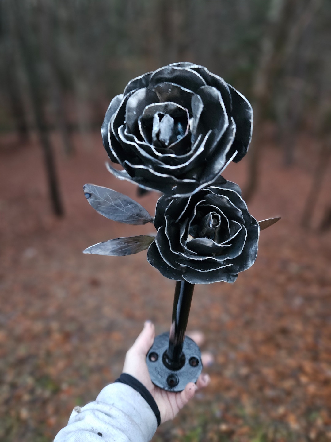 Metal Rose Bouquet, Valentine's Day Gift, Metal Flowers - Etsy