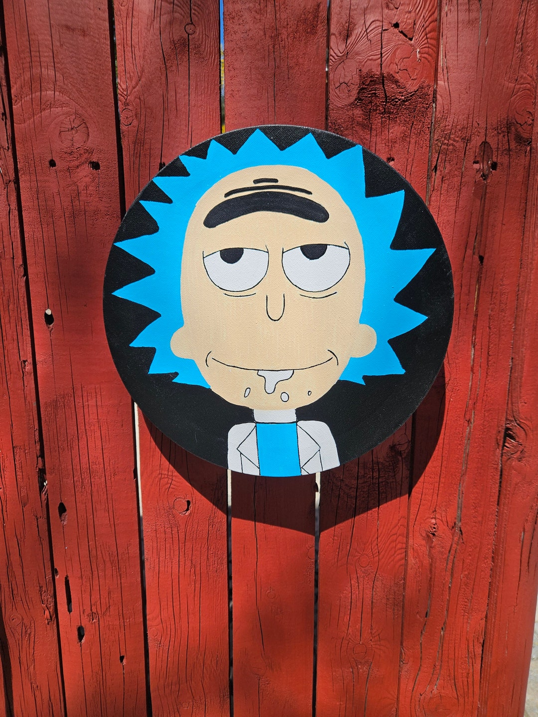 Rick and Morty Painting, Rick Painting, Morty Painting, Rick and Morty ...