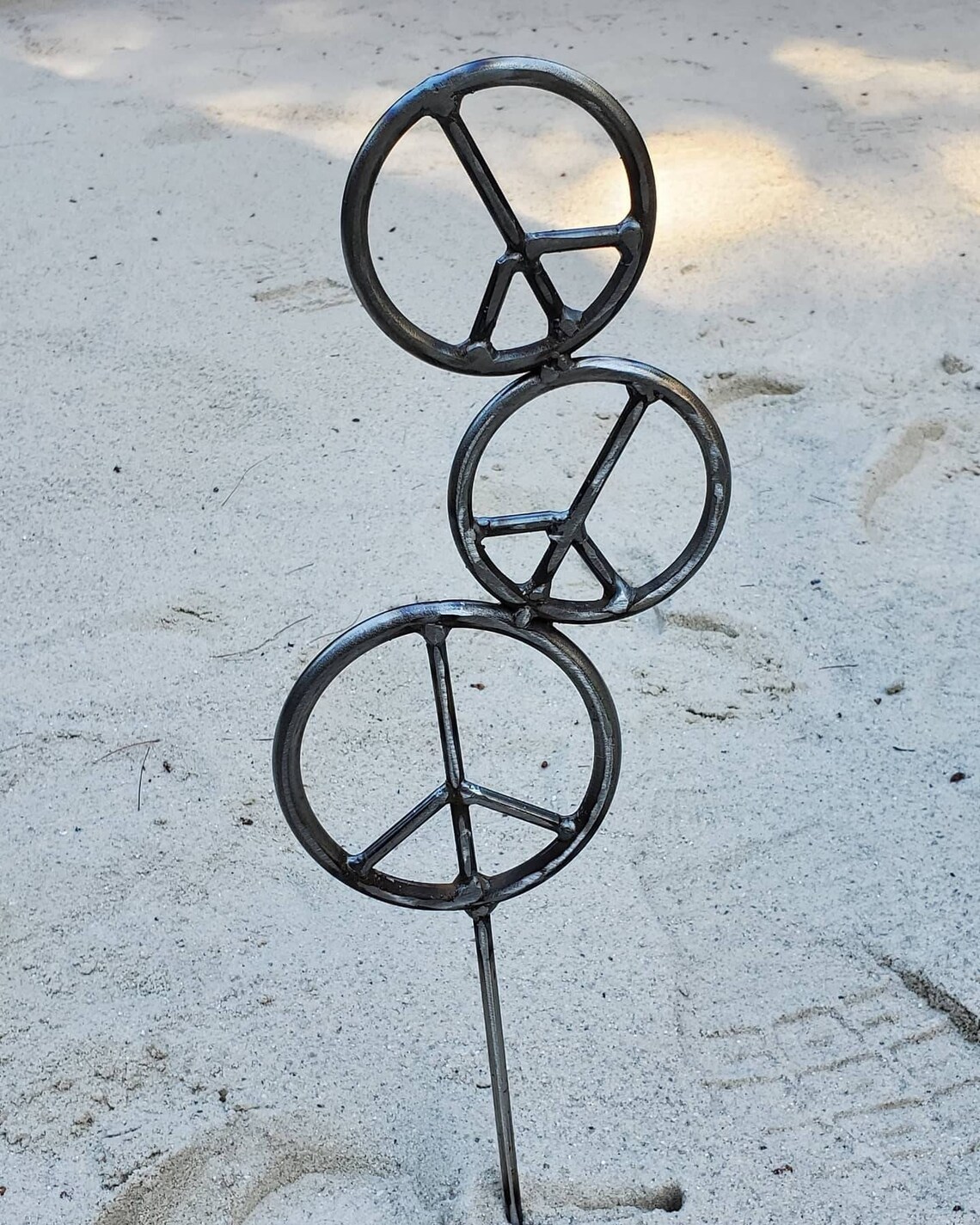 Garden Peace Sign Stacked Peace Sign Peace Sign for Garden - Etsy