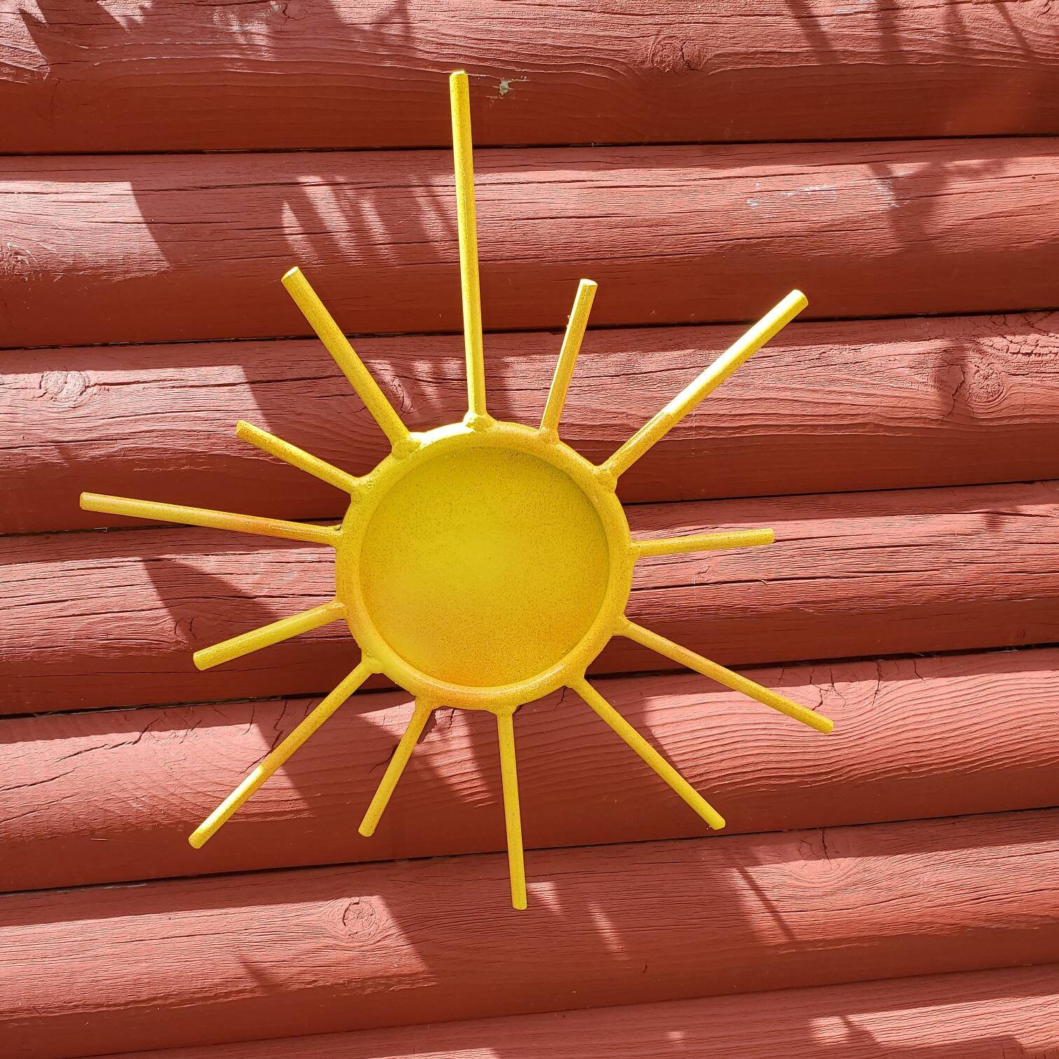 Metal Sun for Yard, Gift for Her, Metal Sun for Garden, Garden ...