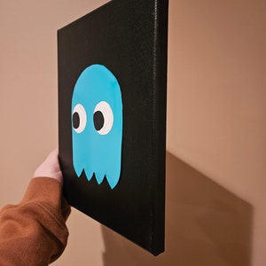 Pac Man Painting, Metal Pac Man Art, Pac Man Gift - Etsy