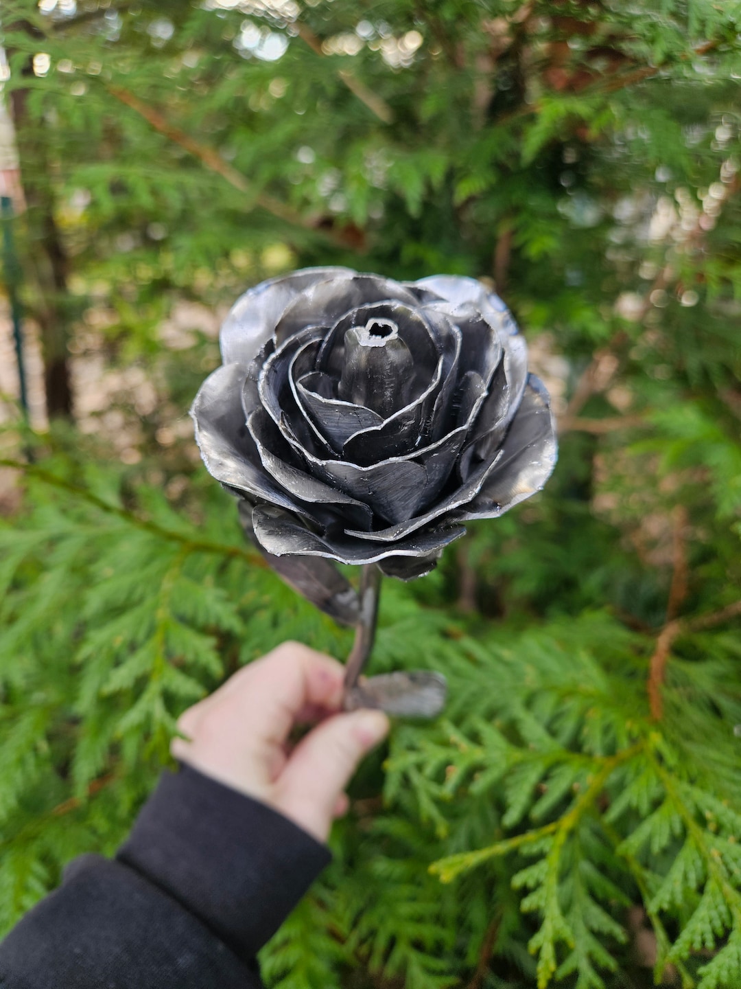 Metal Rose, Steel Rose, Forever Rose, Valentine Gift, Rose Gift ...