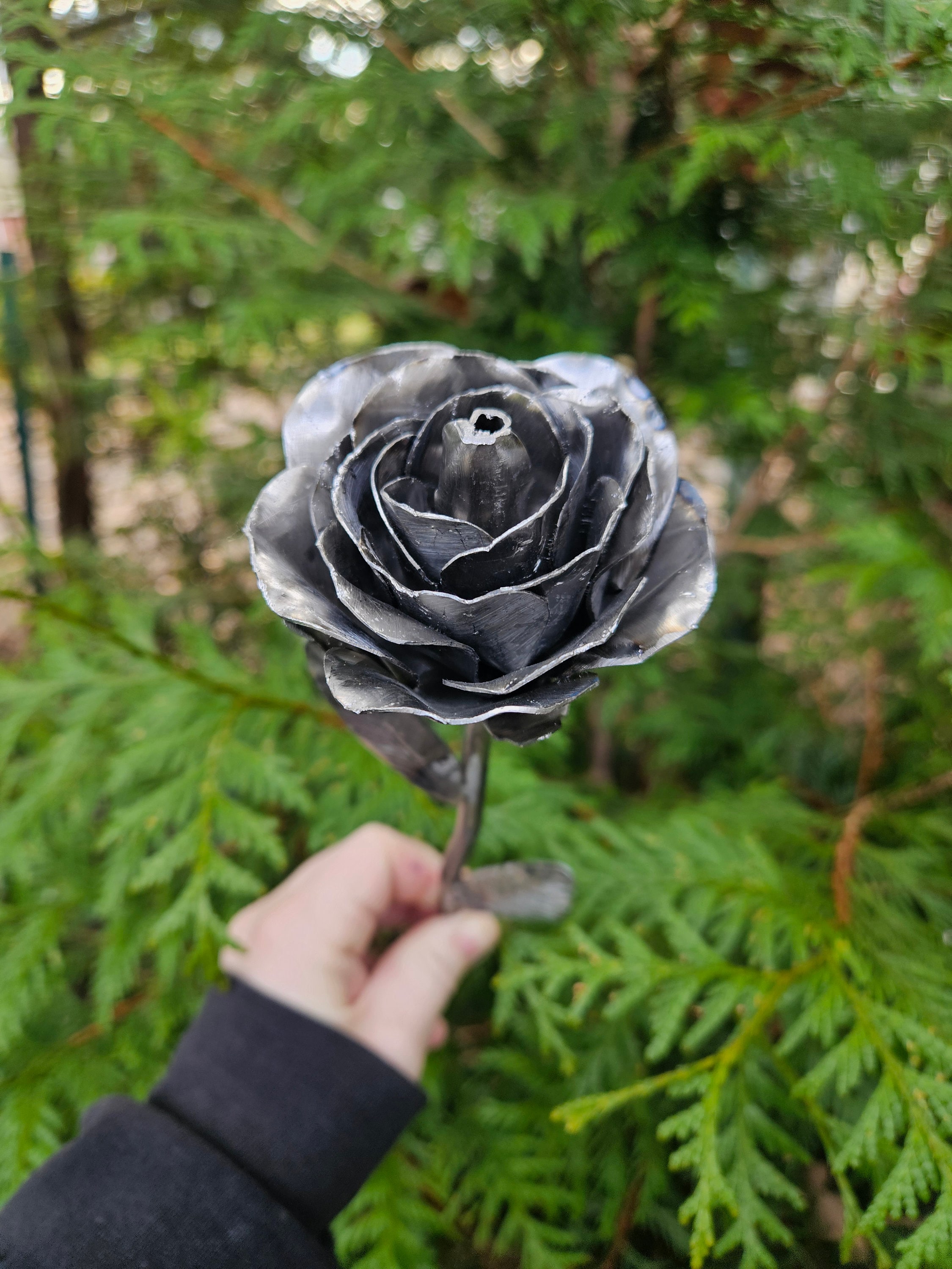 Metal Rose, Steel Rose, Forever Rose, Valentine's Day Gift - Etsy