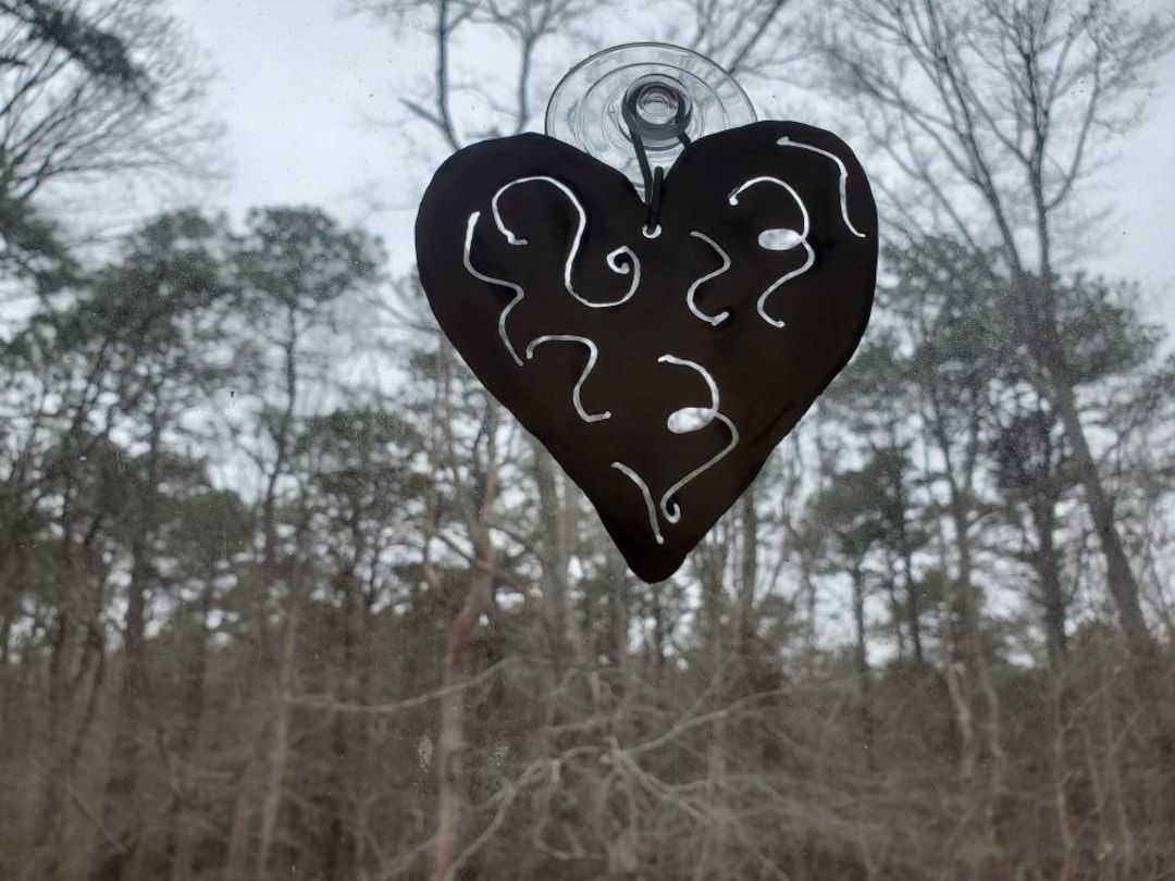 Metal Heart Sun Catcher, Heart Suncatcher, Suncatcher Heart, Heart ...