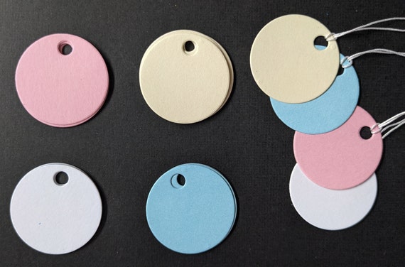 Blank Circle Tags Round Gift Tags Circle Die Cuts Gift - Etsy