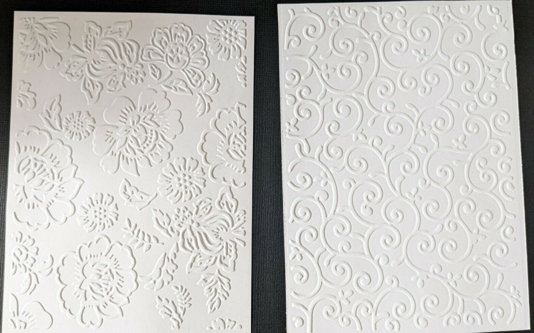 White Embossed Cardstock | Embossed Cardstock | Scrapbooking Cardstock ...