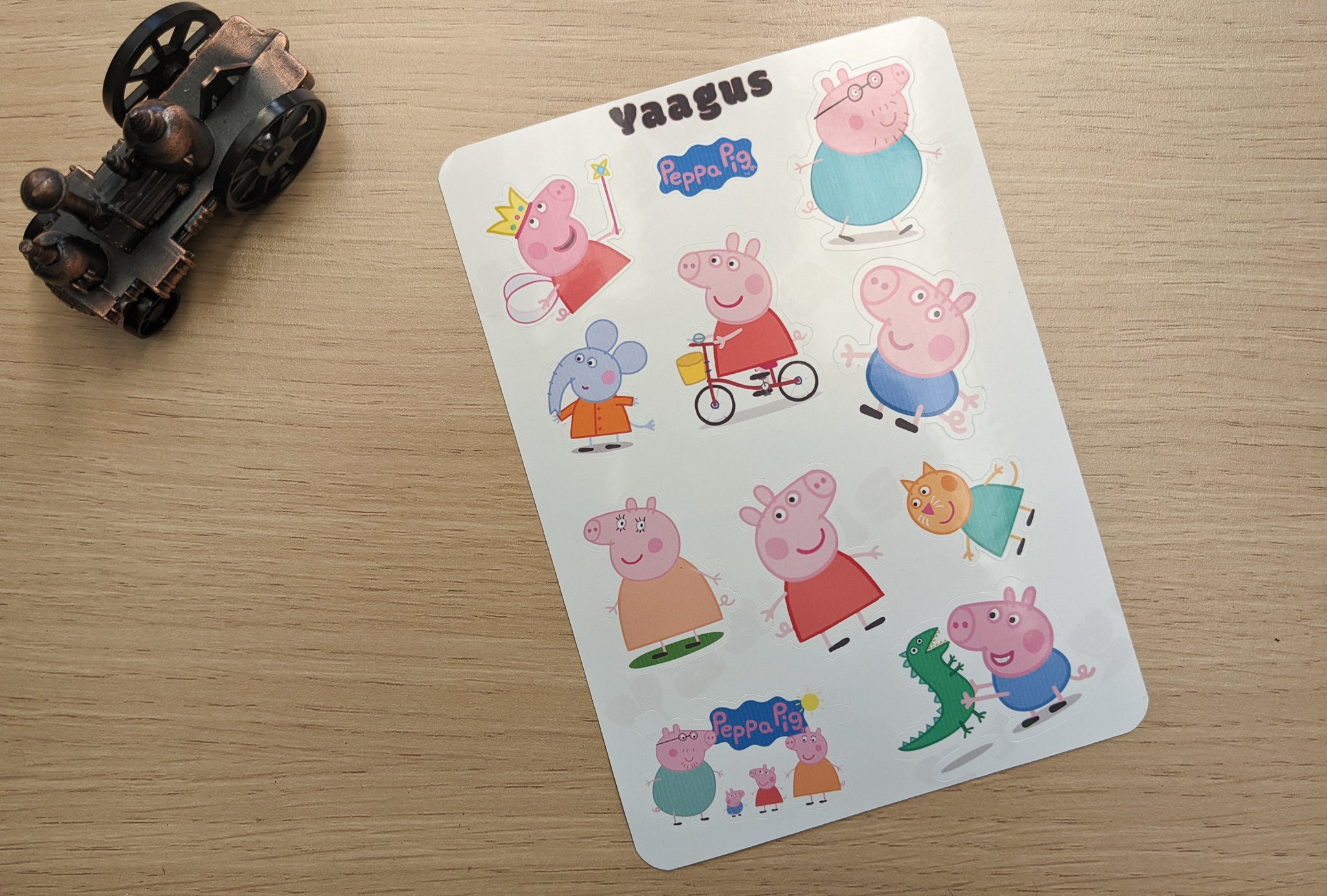 Peppa Pig Stickers | Peppa Pig Sticker Sheet | Kids Stickers | Sticker ...